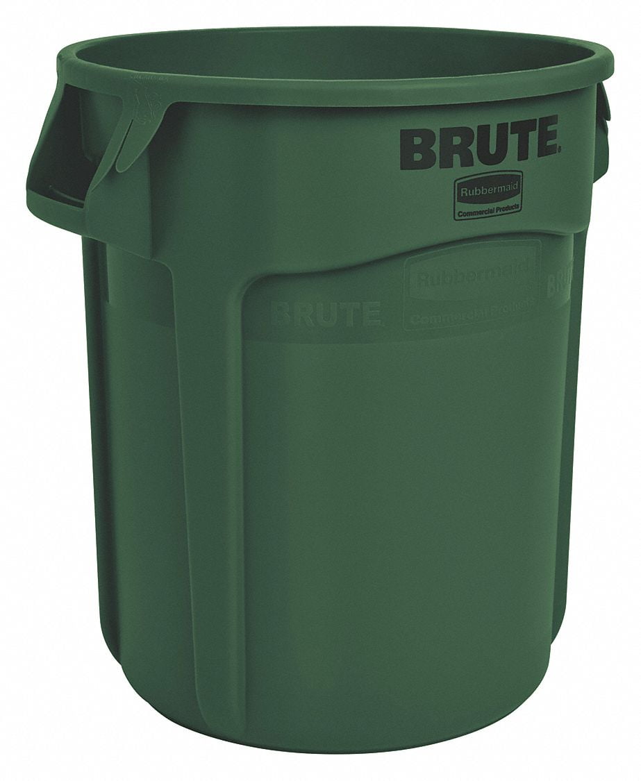 Rubbermaid FG261000DGRN BRUTE Green 10 Gallon Container - Walmart.com