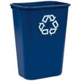 Rubbermaid 41 Qt Blue Rectangle Polyethylene Recycling Bin FG295773BLUE - Walmart.com
