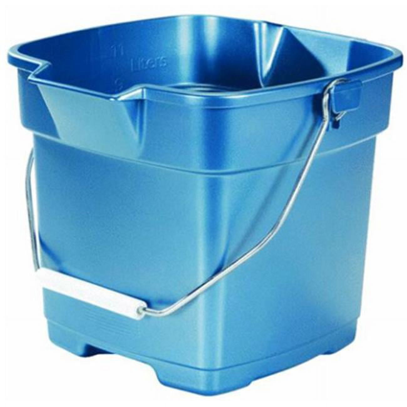 Rubbermaid FG296400ROYBL 12 qt. Heavy-Gauge Polyethylene Pail - Walmart.com