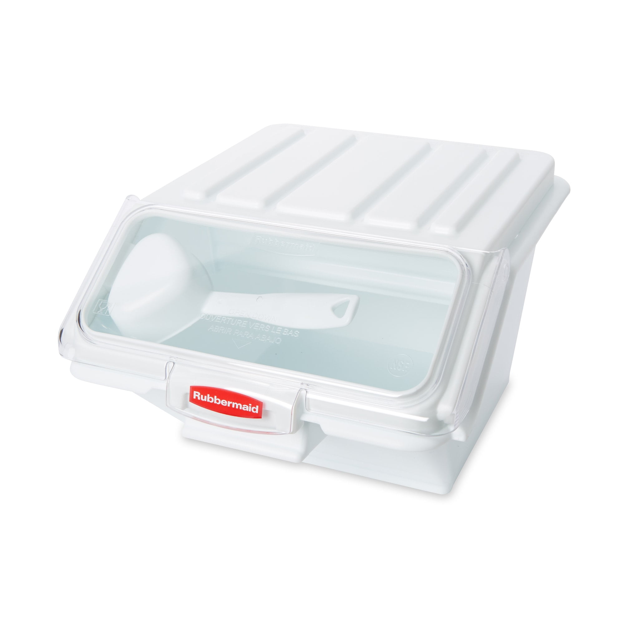 Rubbermaid FG9G6000 White 40 Cup Storage Bin with Scoop - Walmart.com