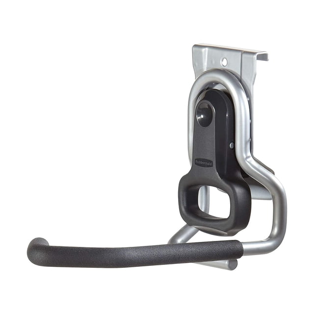 Rubbermaid Fast Track Garage Storage Wall Mounted Bike Hook, Vertical ...