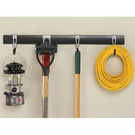 Rubbermaid FastTrack Garage 5-Piece Kit, Tool Storage Rail System, Black - Walmart.com