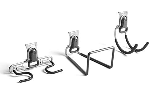 Rubbermaid FastTrack Hooks Kit, Black, FastTrack Utility Hook ...