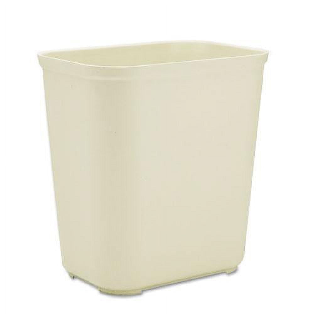 Rubbermaid Fire-resistant Wastebasket, Rectangular, Fiberglass, 7 Gal ...