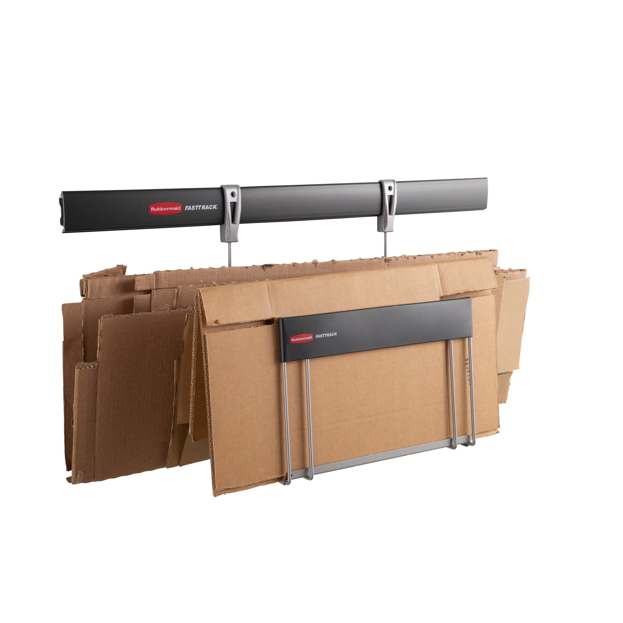 Rubbermaid Garage FastTrack Recycled Cardboard Holder Wall Mounted ...
