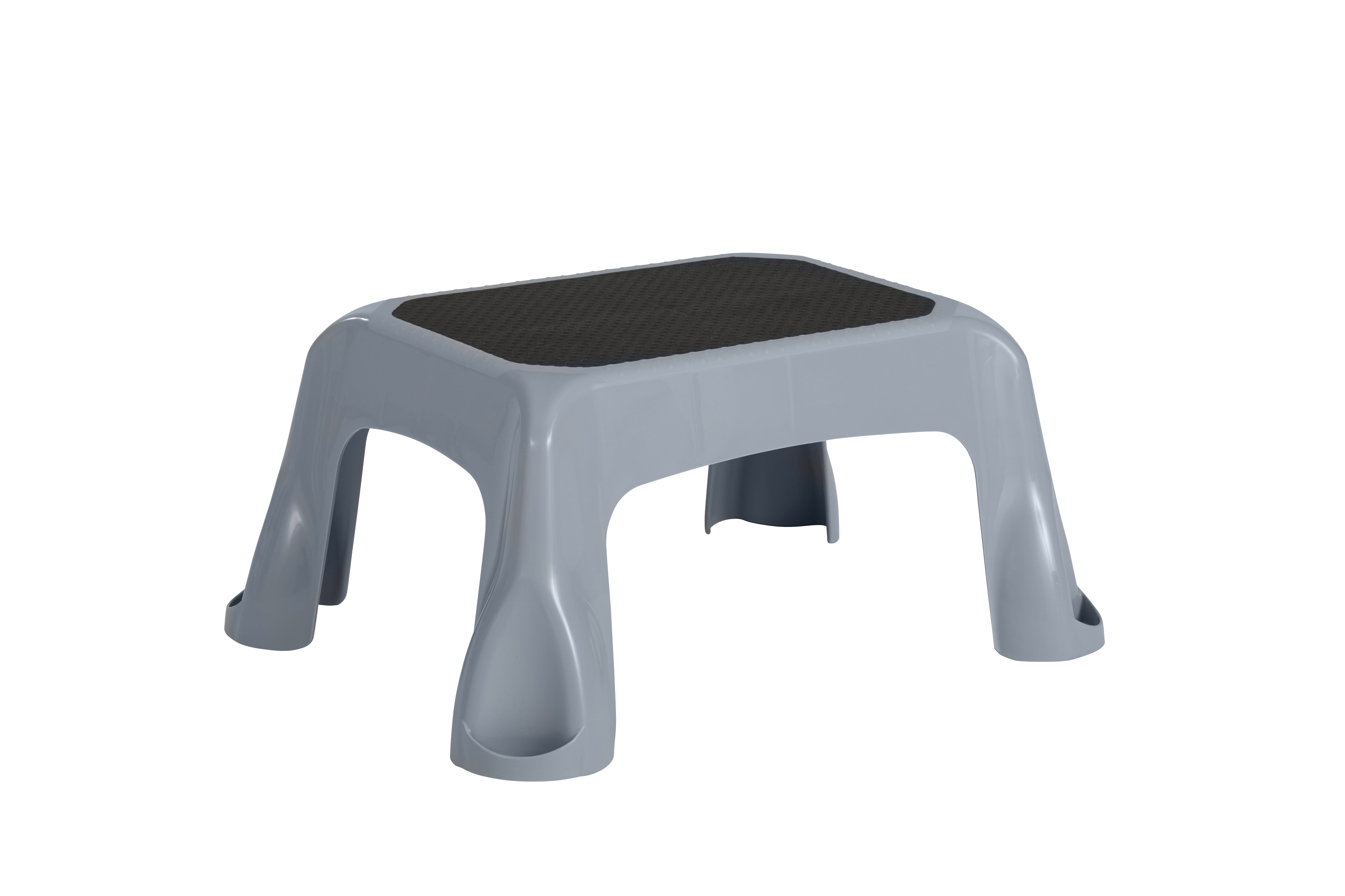 Rubbermaid Plastic Anti-Slip Gray Step Stool - Walmart.com