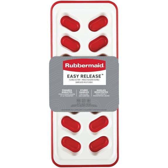 Rubbermaid Home Rubbermaid Easy Release Dual Material Ice Cube Tray ...