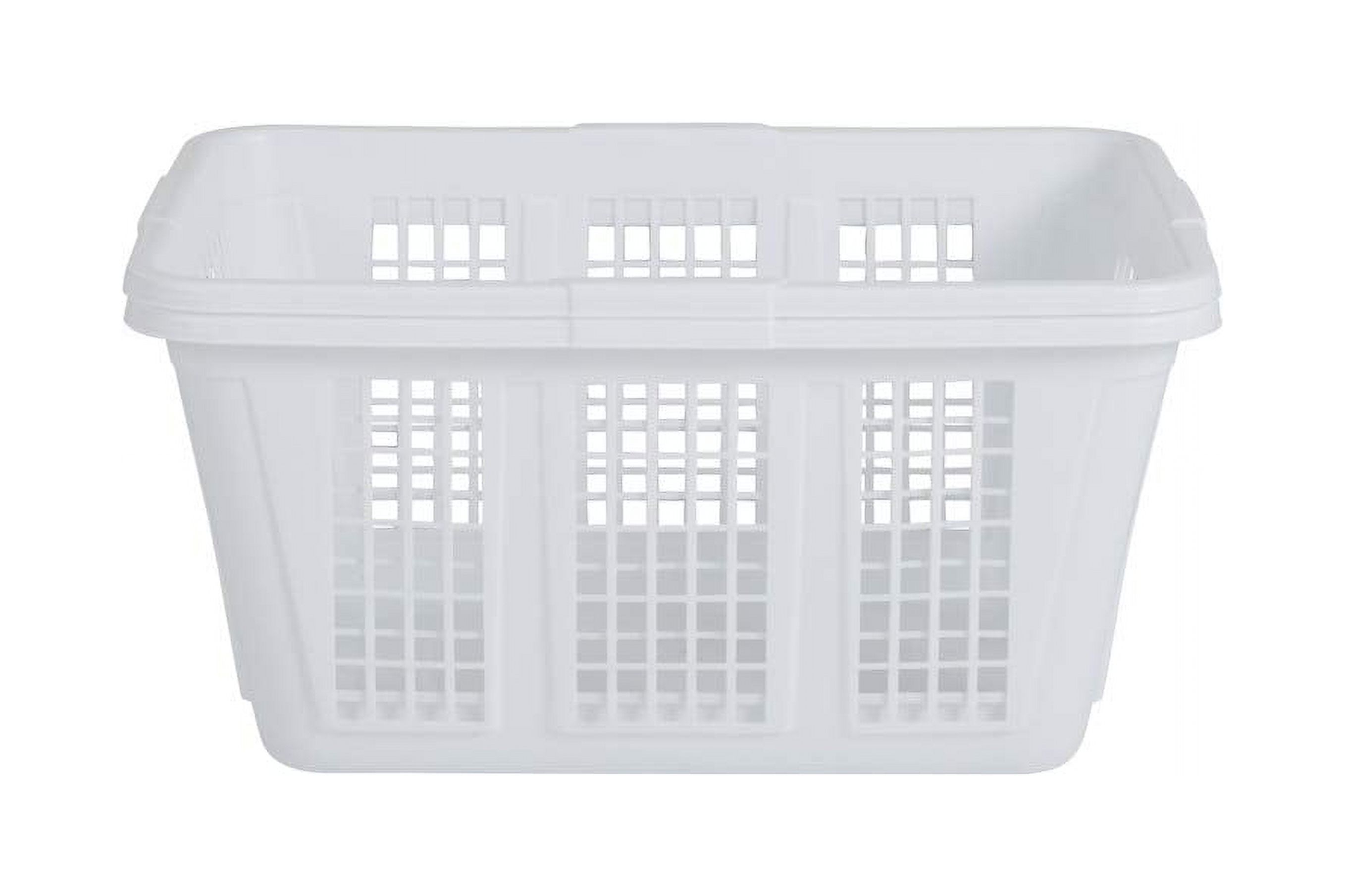 Rubbermaid Laundry Basket, 1.6-Bushel, White (FG296585WHT) - Walmart.com