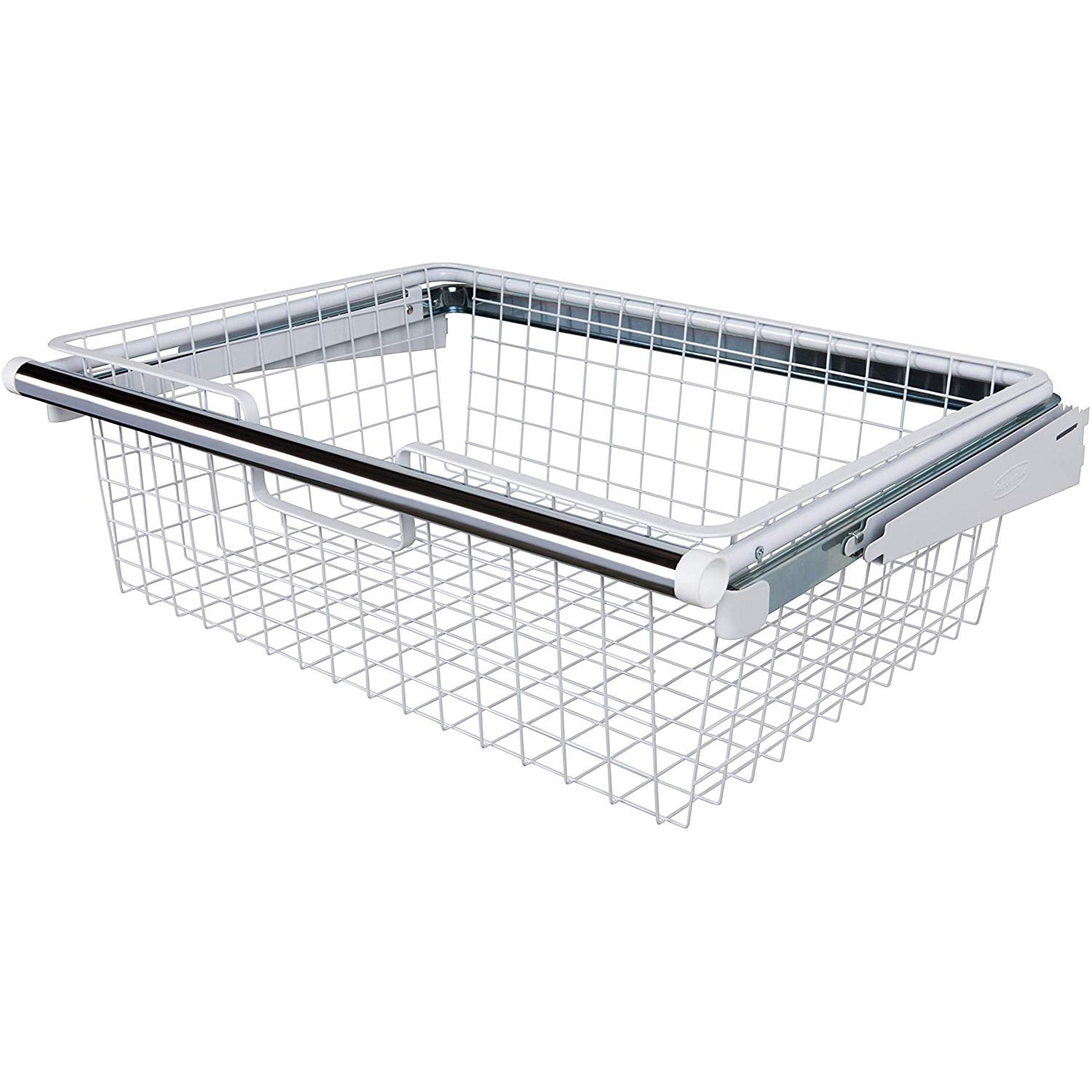 Rubbermaid Hanging Organization Metal Wire Sliding Storage Basket for ...