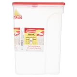 Rubbermaid Airtight Kitchen Plastic Canister, Modular Flip-Top Cereal ...