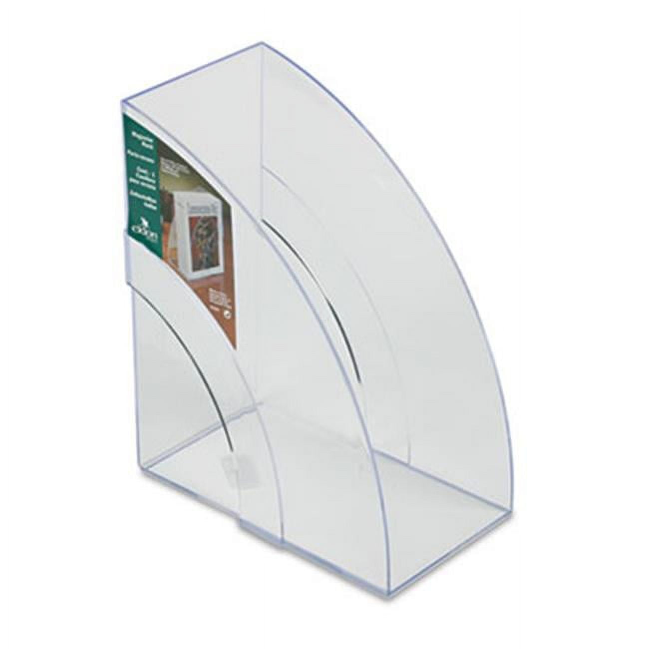 Rubbermaid Optimizers Deluxe Plastic Magazine Rack 5 .25 x 9 x 11 .13 ...