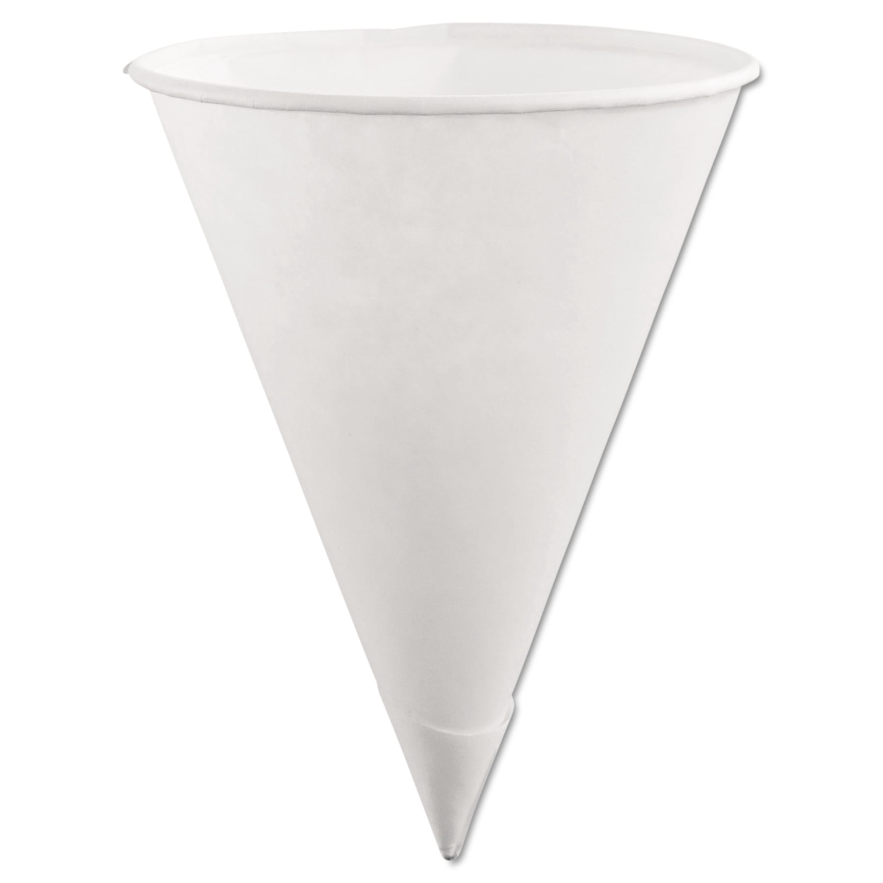 Rubbermaid Paper Cone Cups, 6oz, White, 200 Count - Walmart.com