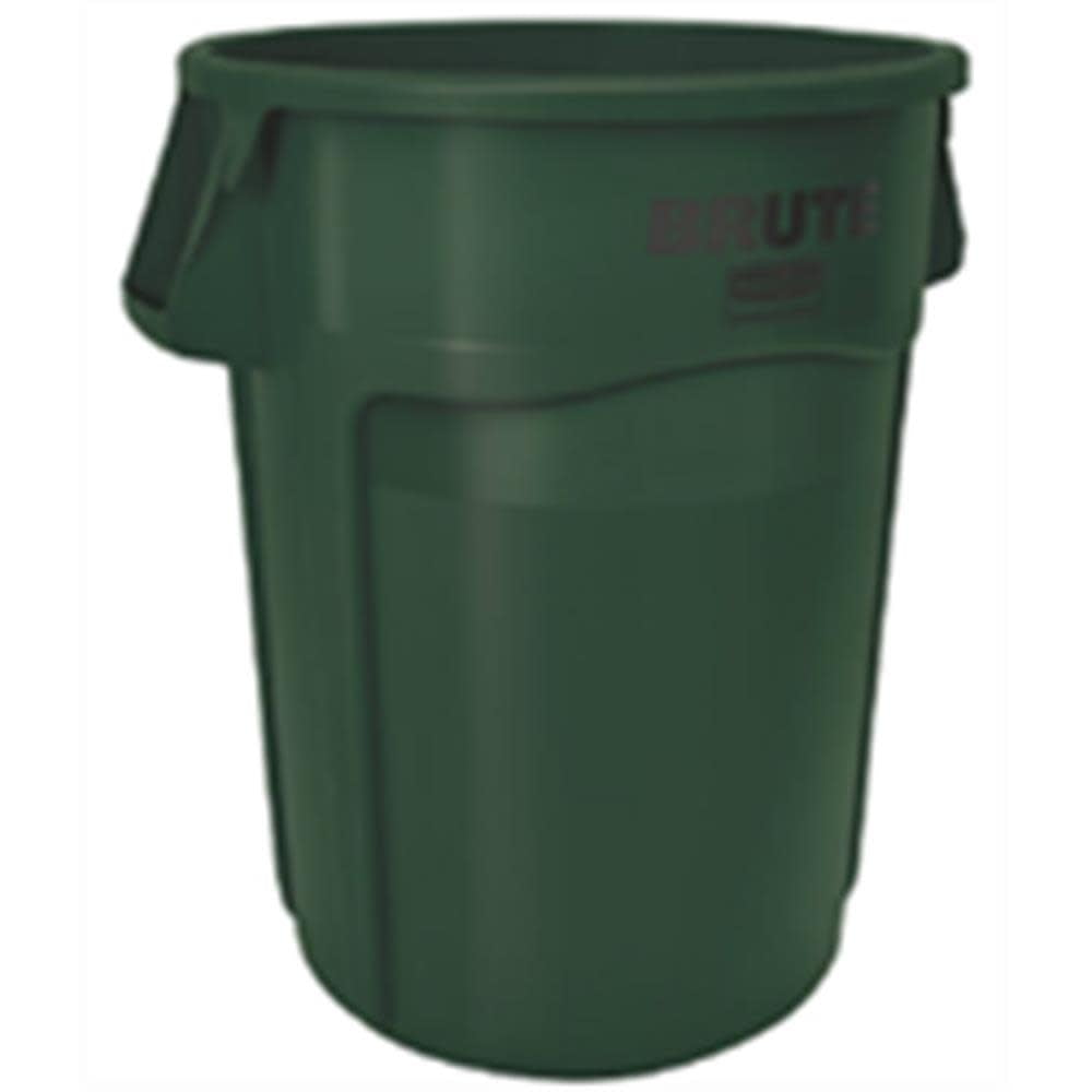 Rubbermaid® Plastic Brute Container, Green, 1/CS/4 (17709735) - Walmart.com