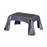 Rubbermaid Plastic Step Stool, In-Mold Tread, 1-Step, Gray - Walmart.com