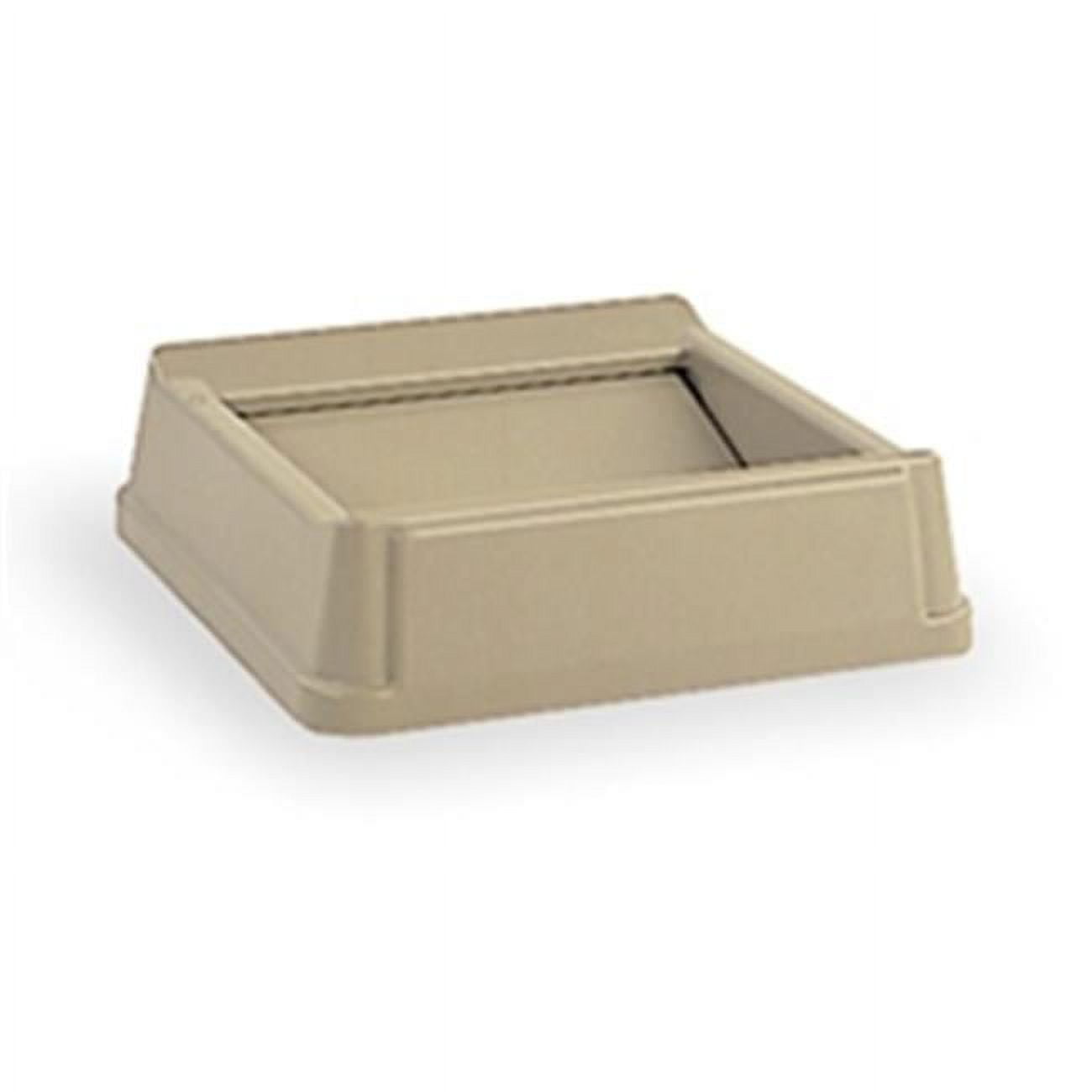Rubbermaid RCP 2664 BEI Untouchable Square Lids for Square Top ...