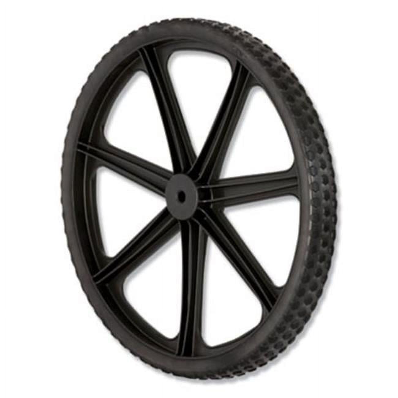 Rubbermaid RCPM1564200 20 in. Big Wheel Cart for 5642, 5642-61, Black ...