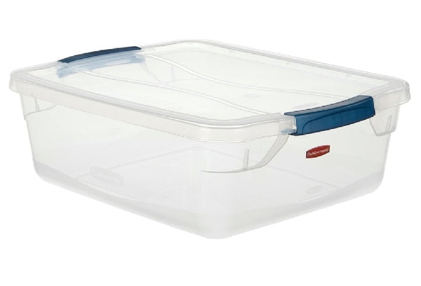Rubbermaid RMCC160000 Clever Store Storage Container, Plastic, Clear ...