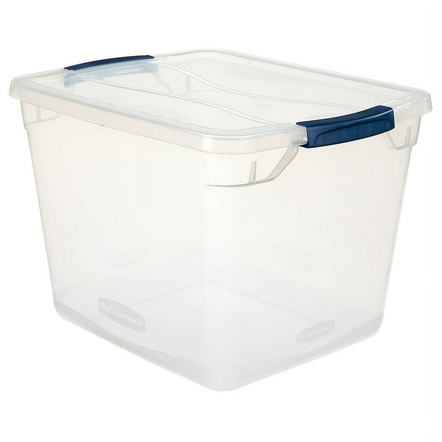 Rubbermaid RMCC300014 Clever Store Storage Container, 30 Quart ...