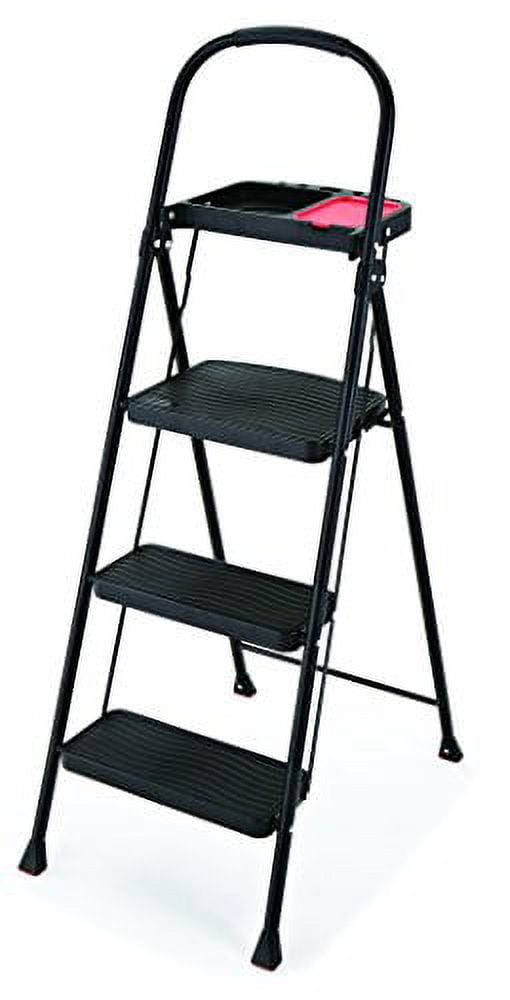 rubbermaid rms-3t 3-step steel step stool with project tray - Walmart.com