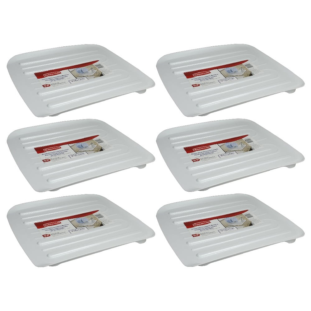 Rubbermaid Small Drain Board White, 6 Pack - Walmart.com