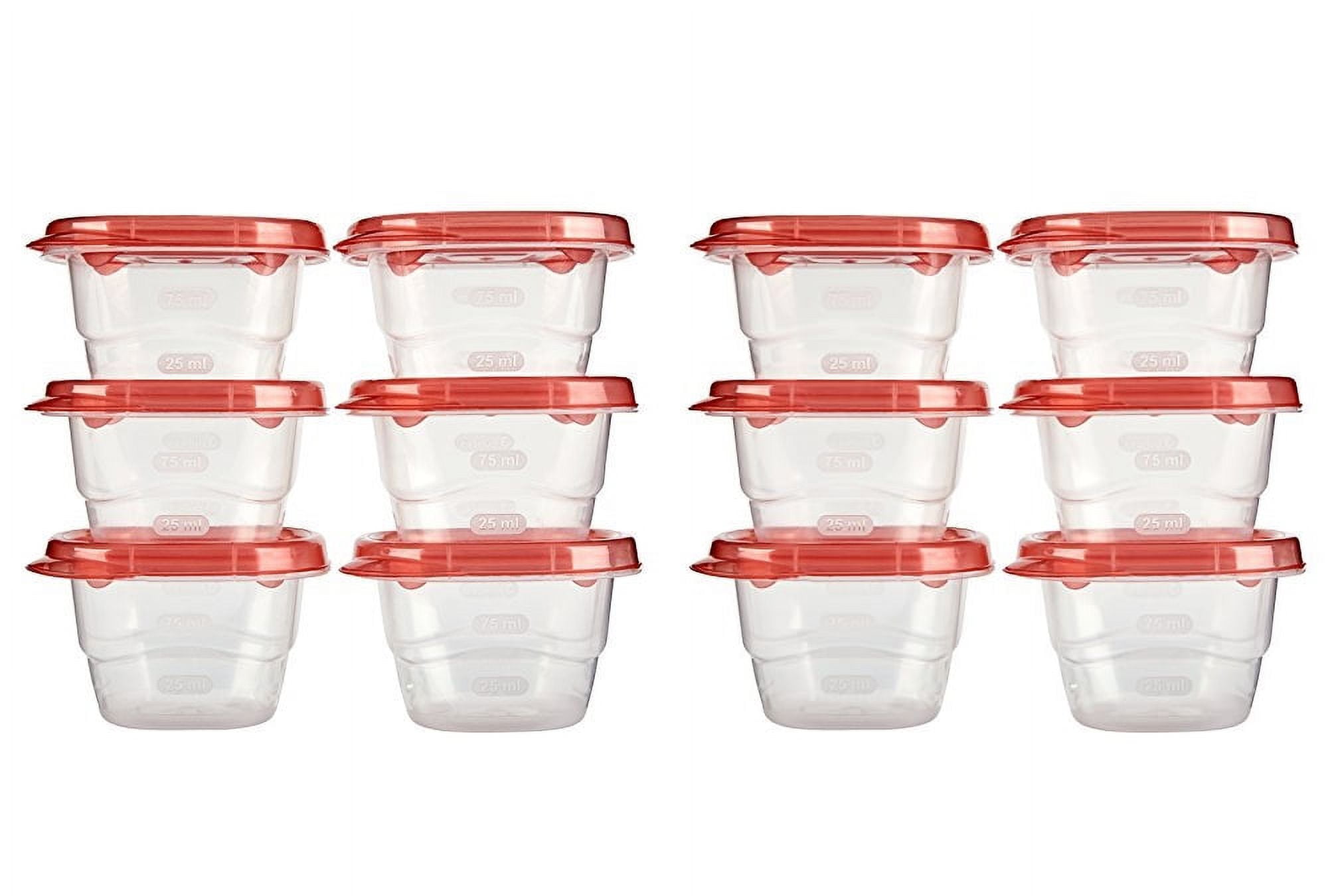 Rubbermaid Take Alongs Mini Snackers 4 0z 12 containers - Walmart.com