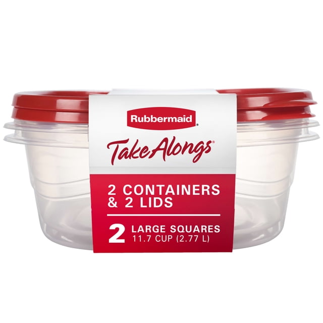 Rubbermaid Food Containers (2) - Bulk storage for ecommerce - Walmart ...