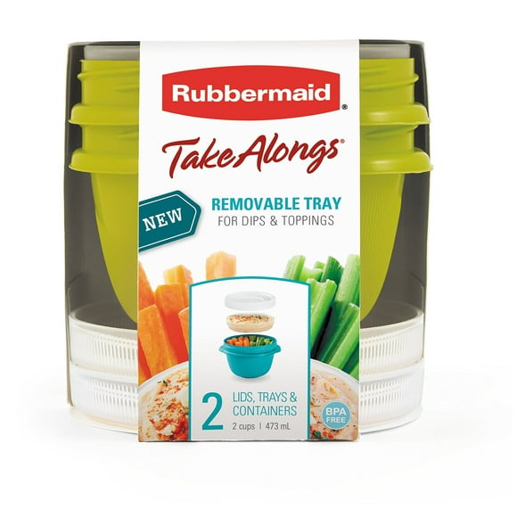 Rubbermaid Divided Containers