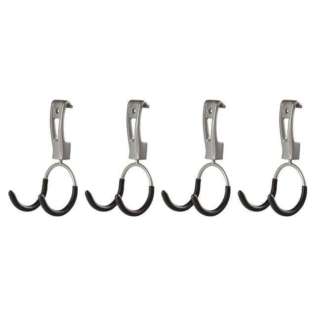 Rubbermaid Universal Metallic FastTrack Hanging Garage Hook Organizers ...