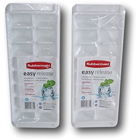Rubbermaid Ice Cube Tray (3 Pack, White) - Walmart.com