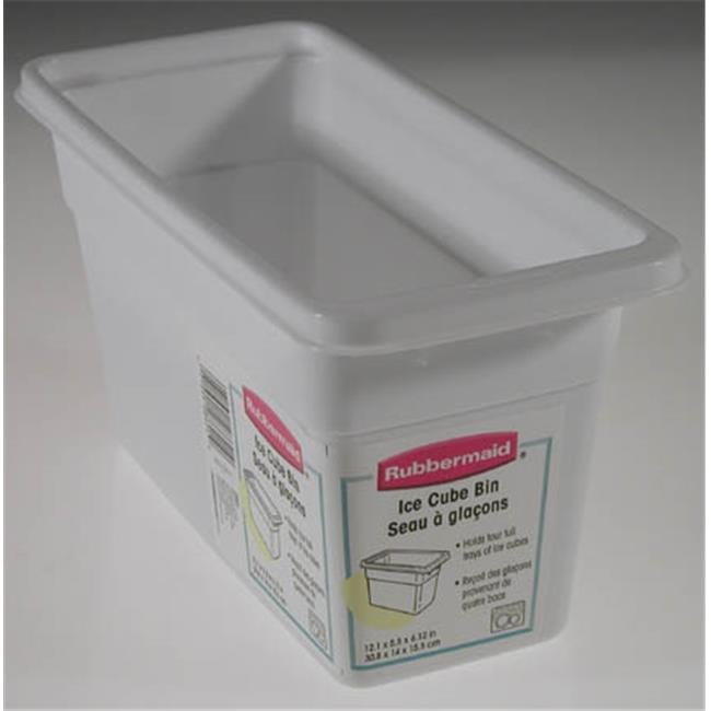 Rubbermaid White Ice Cube Storage Bin - Walmart.com