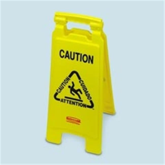 Rubbermaid Yellow Closed Folding Floor Sign - Walmart.com