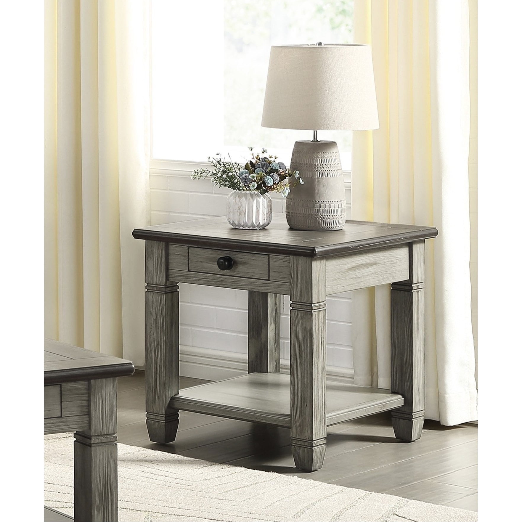 Rubberwood and Engineered Wood - Drawer with Ball Bearing Glides ...