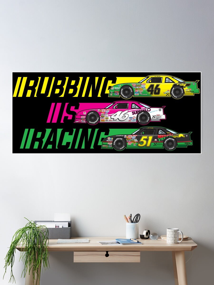 Rubbing Is Racing, Days Of Thunder, Cole Trickle Poster Wall Art ...