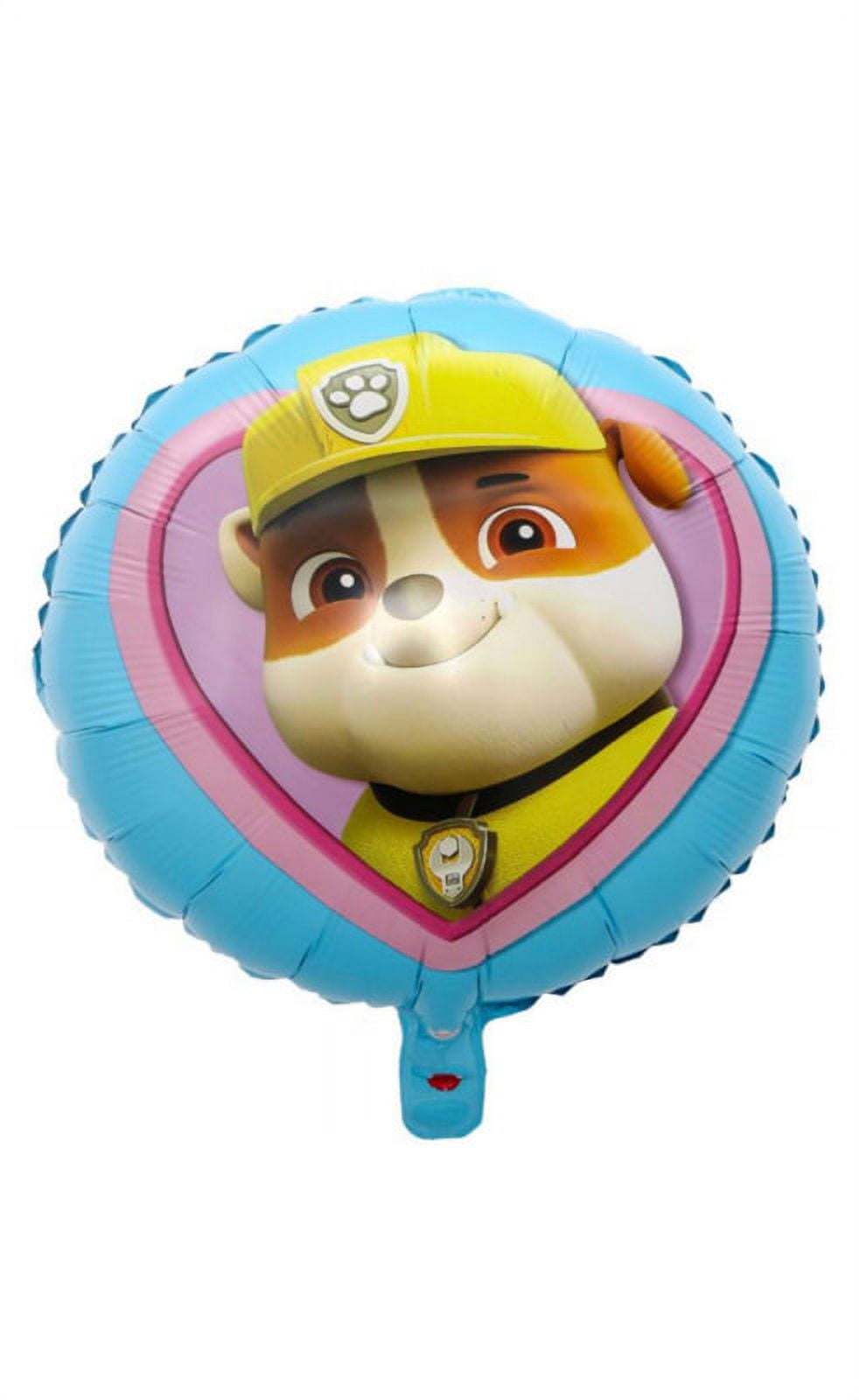 Rubble Character 18" Foil Mylar Balloon Kids Birthday Balloons and Paw Patrol Themed Balloon ...