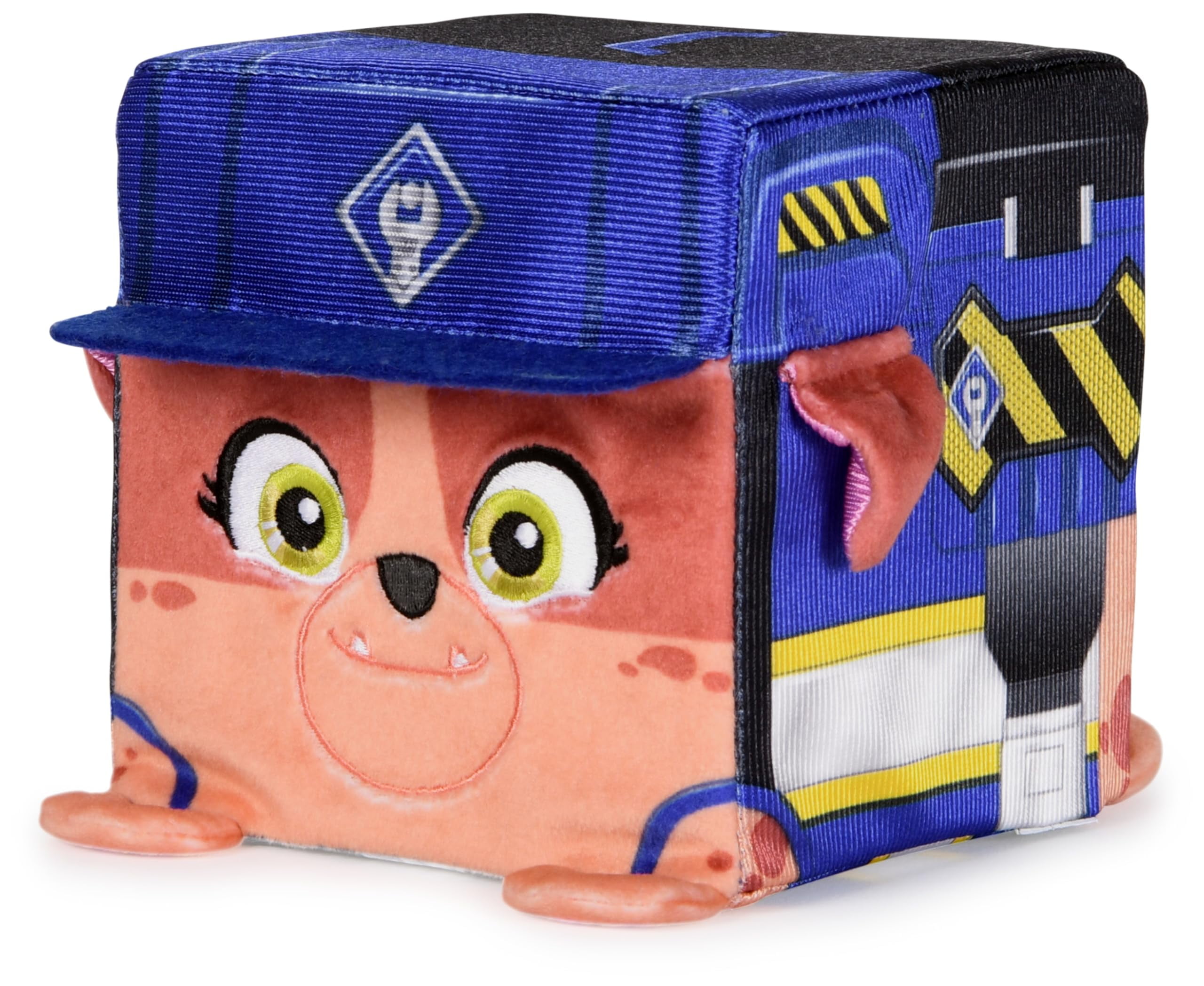 Rubble & Crew Stuffed Animals, Mix, 4-Inch Cube-Shaped Plush Toy for ...