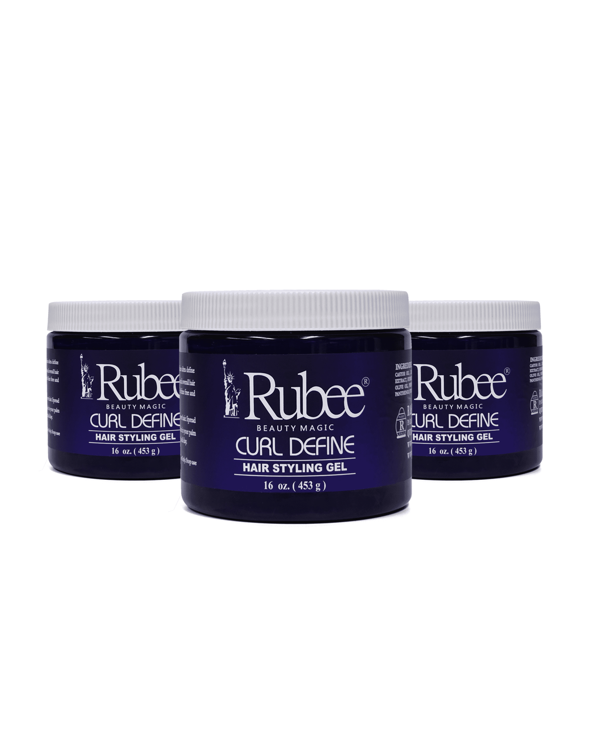 Rubee Curl Define Hair Styling Gel - 16 oz-Pack of 3 - Walmart.com