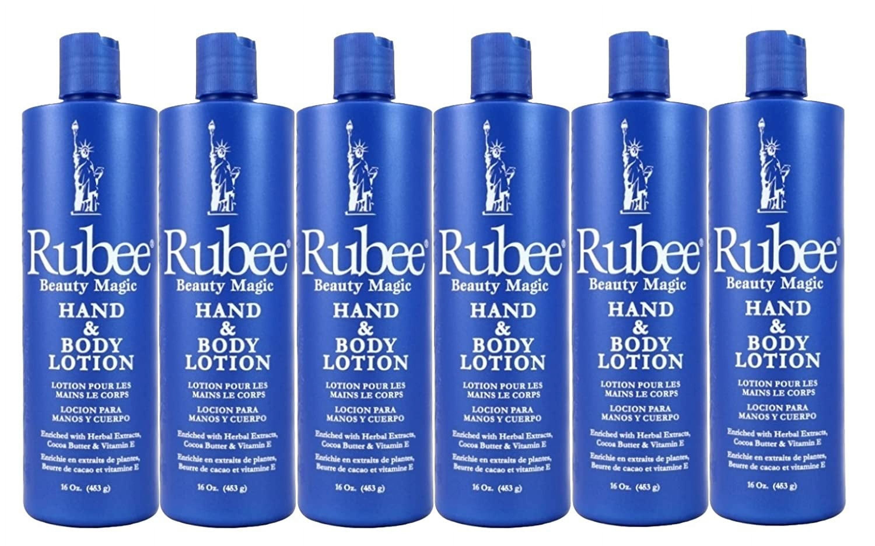 Rubee Hand & Body Lotion 16 Ounce (473ml) (6 Pack) - Walmart.com