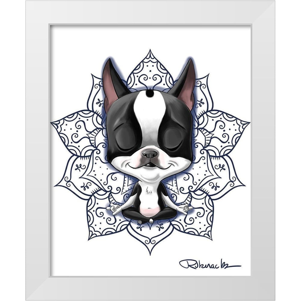 Rubenacker, Brian 12x14 White Modern Wood Framed Museum Art Print Titled - Om - Walmart.com