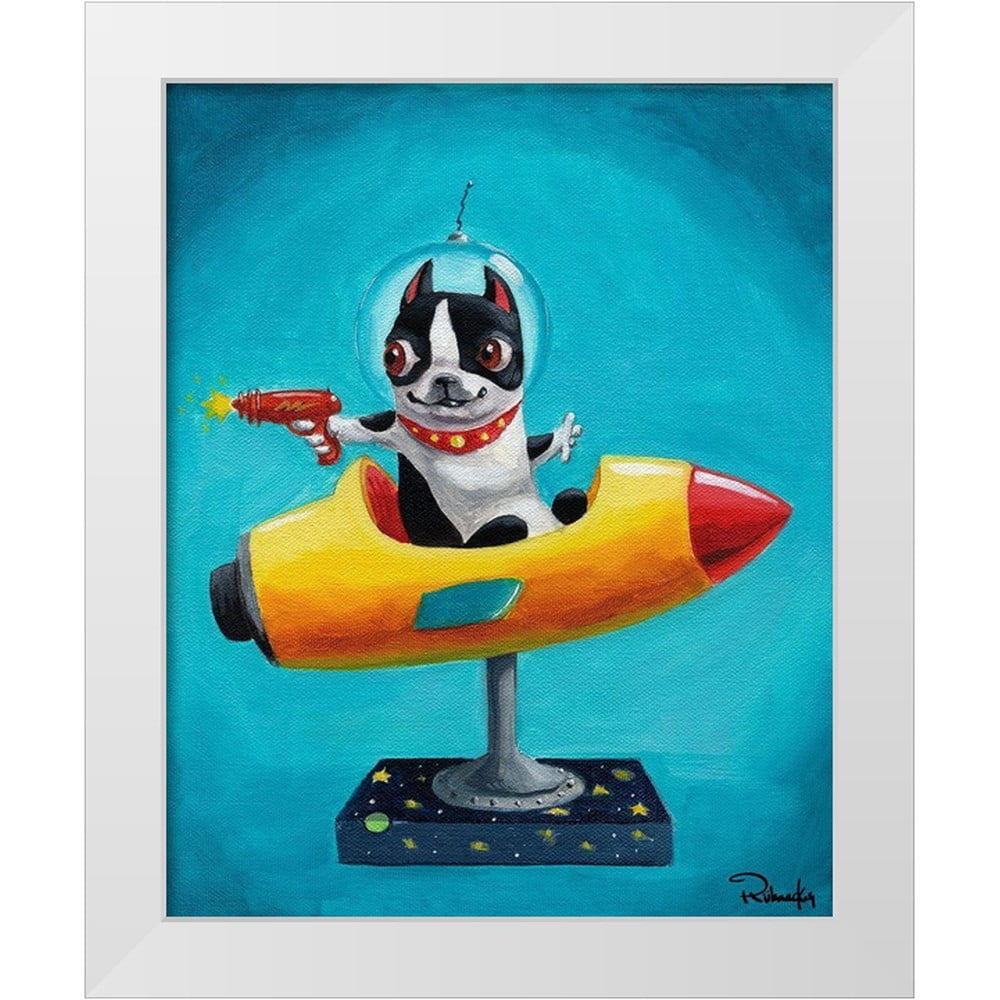 Rubenacker, Brian 12x14 White Modern Wood Framed Museum Art Print ...