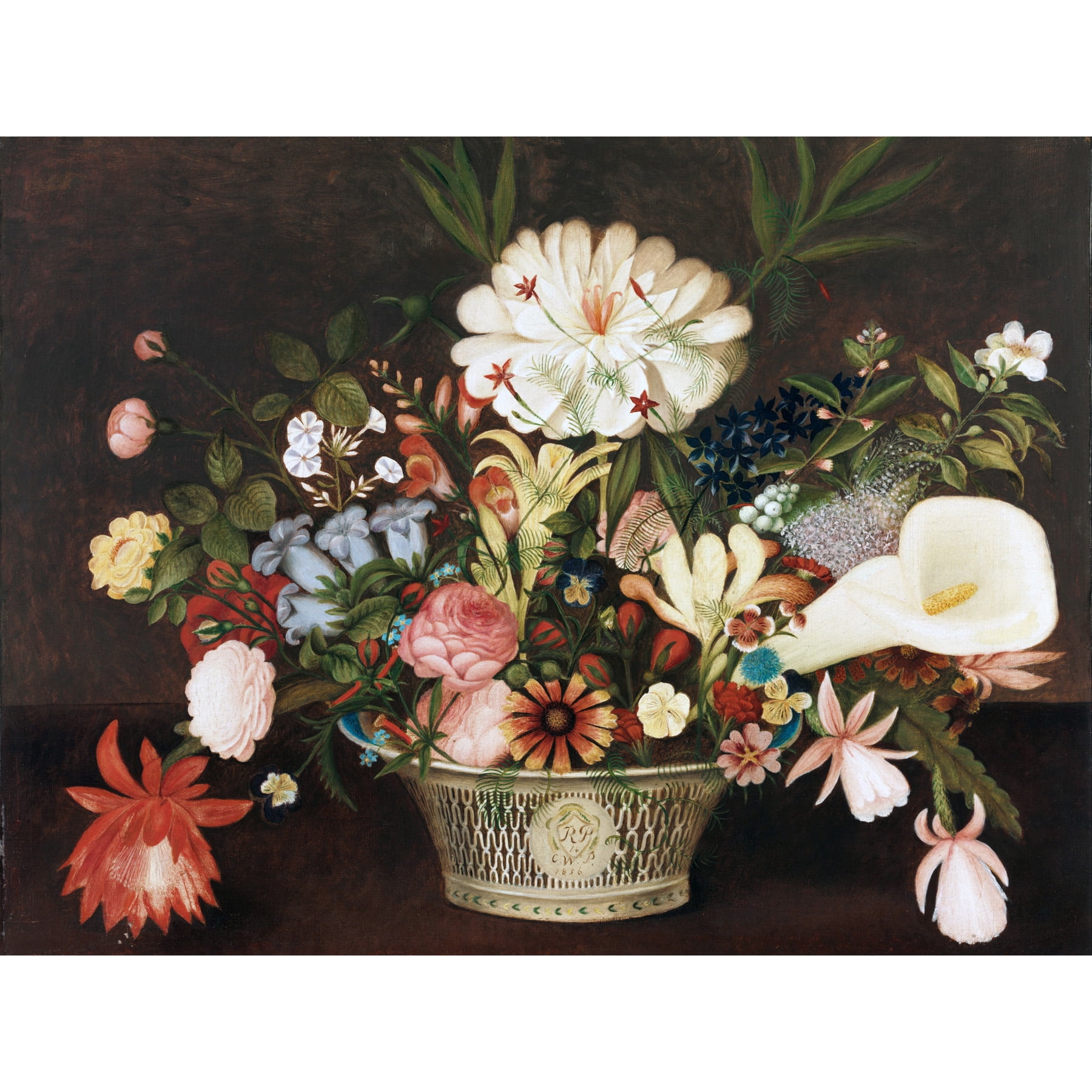 Rubens Peale American From Nature In The Garden Extra Large Art Print ...