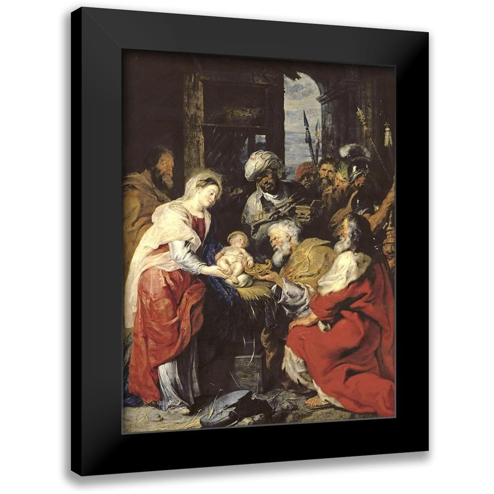 Rubens, Peter Paul 15x18 Black Modern Framed Museum Art Print Titled - Adoration of the Kings ...