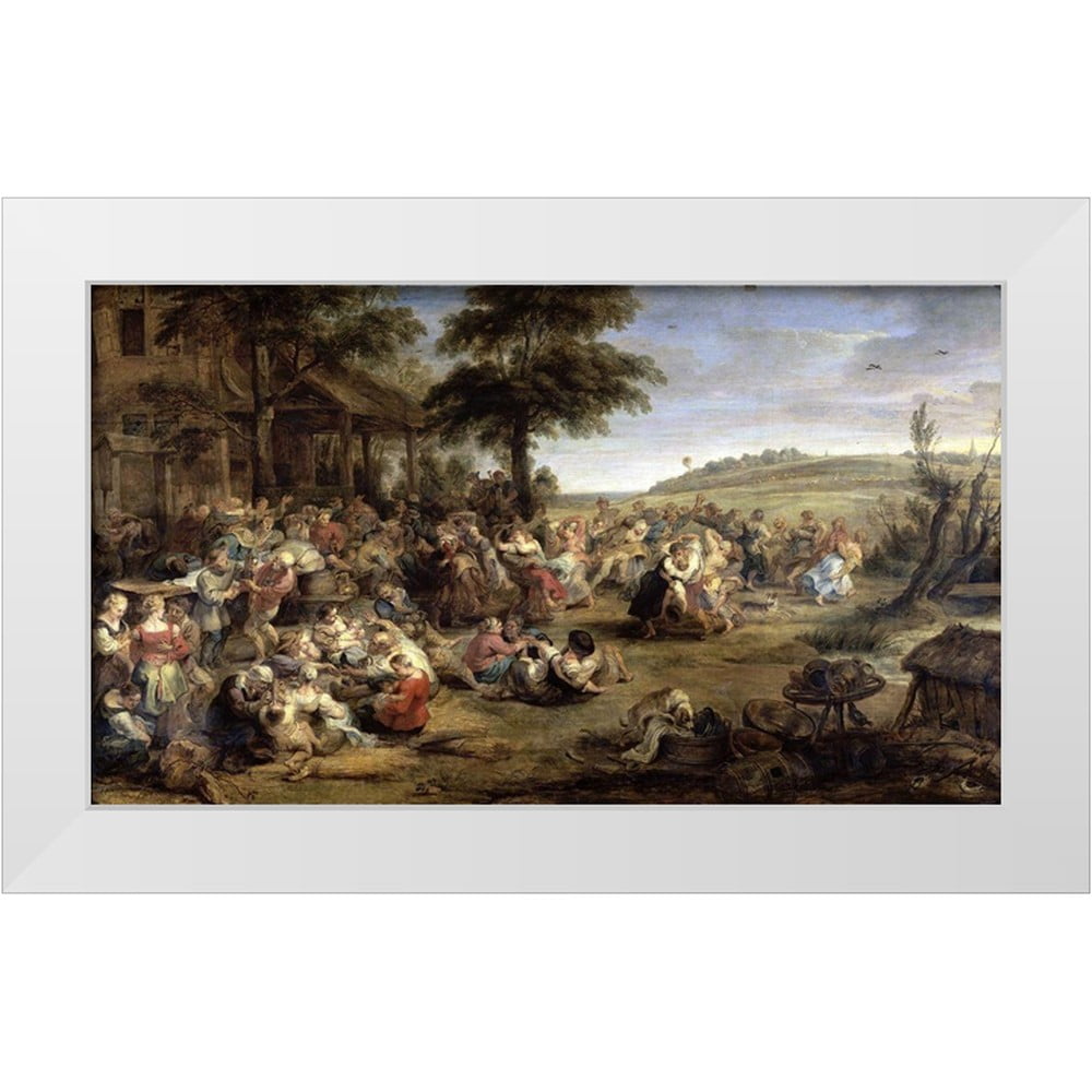 Rubens, Peter Paul 24x15 White Modern Wood Framed Museum Art Print ...