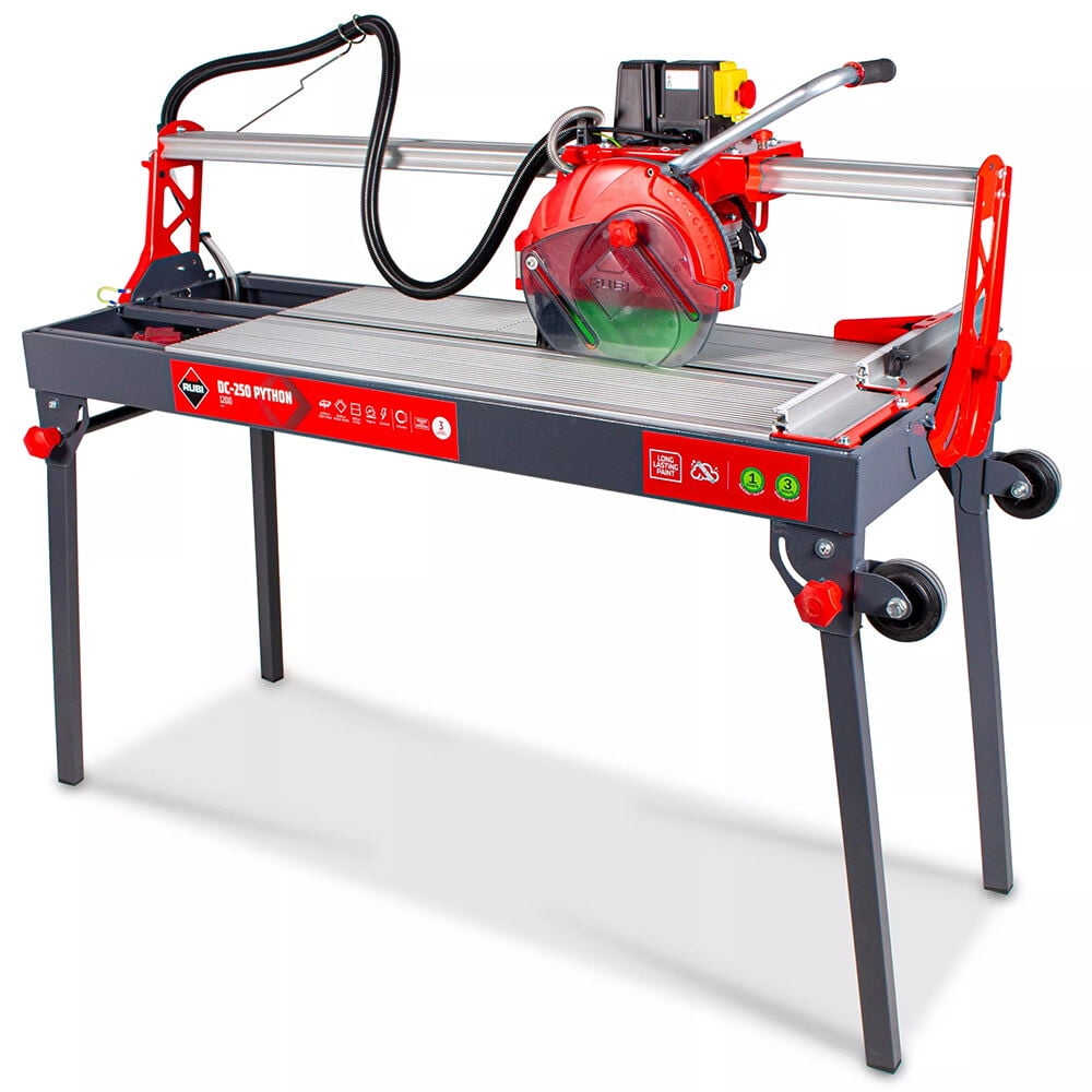 Rubi Tools Professional DC-250 Python 1200 48In Wet Tile Saw, 1.5 HP ...