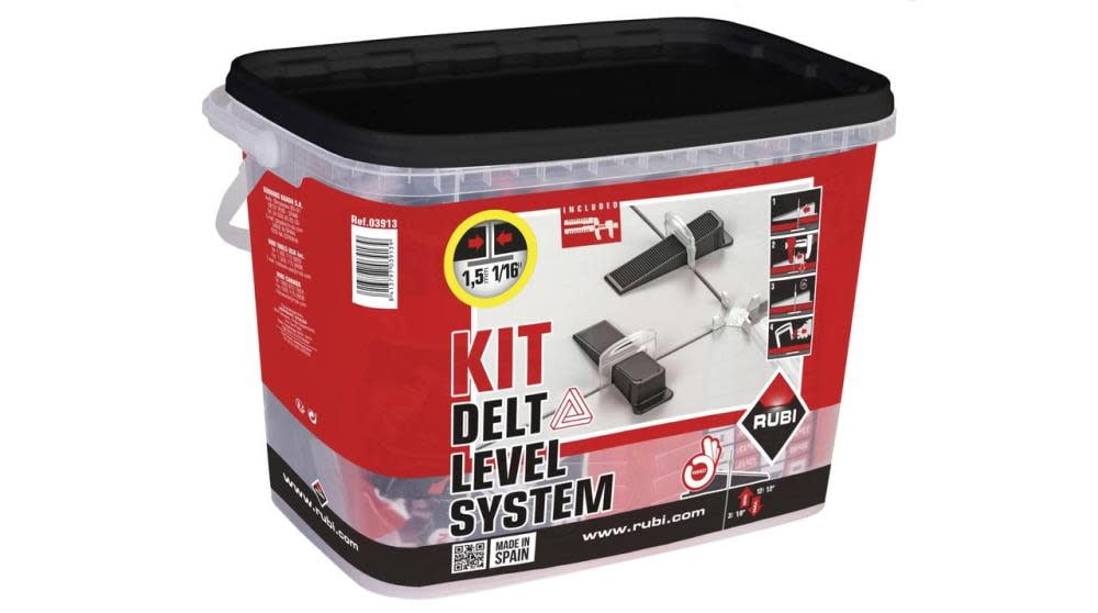 Rubi Tools Kit Delta Leveling System 1/16In Clips With Fast Fix Pliers ...