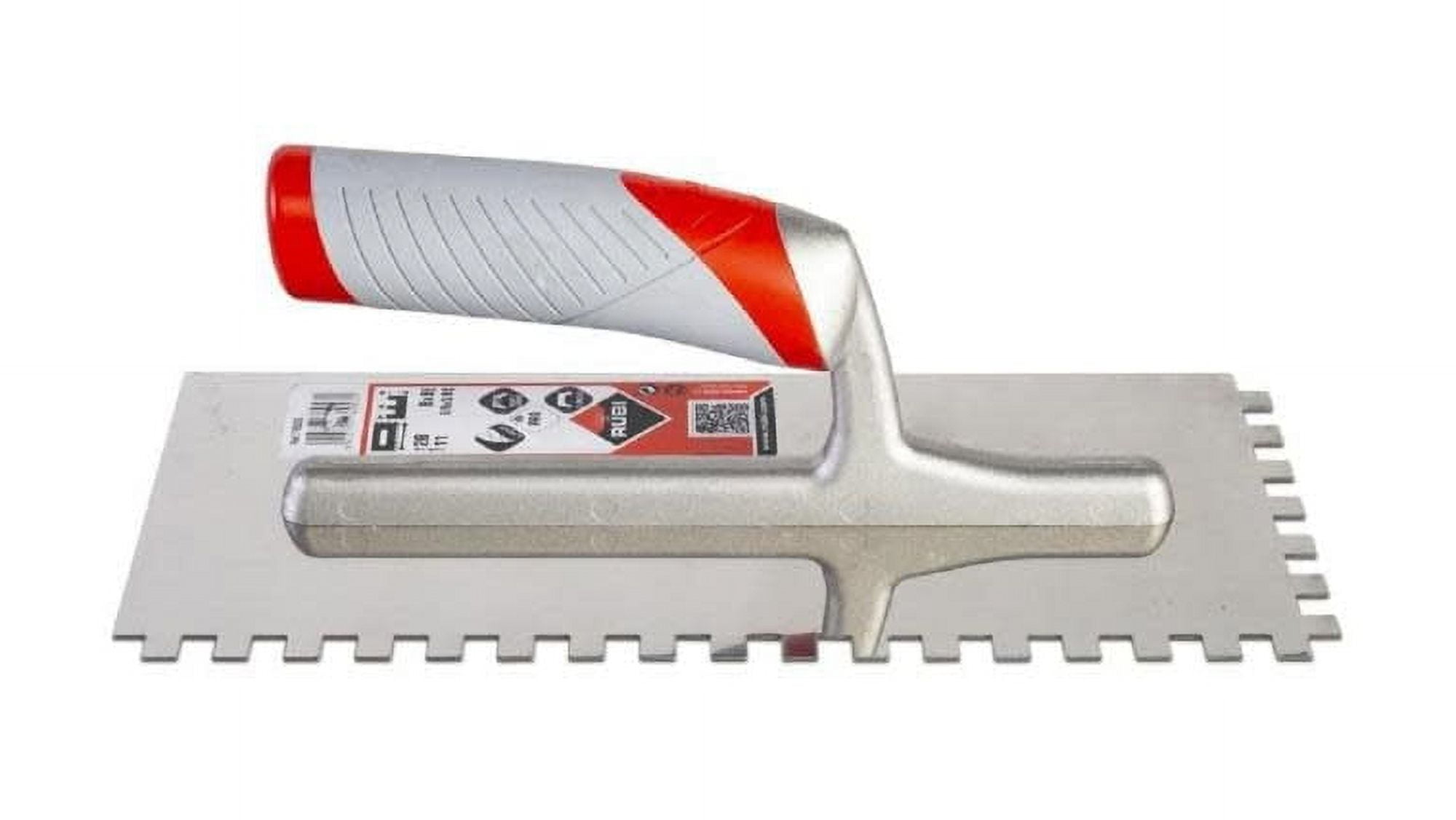 Rubi Tools 11 In. Stainless Steel Notched Trowel, 3/8 In. X 3/8 In ...