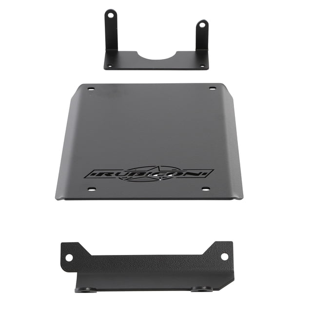 Rubicon Express REA1019 Transmission Skid Plate; Black Powder Coat ...
