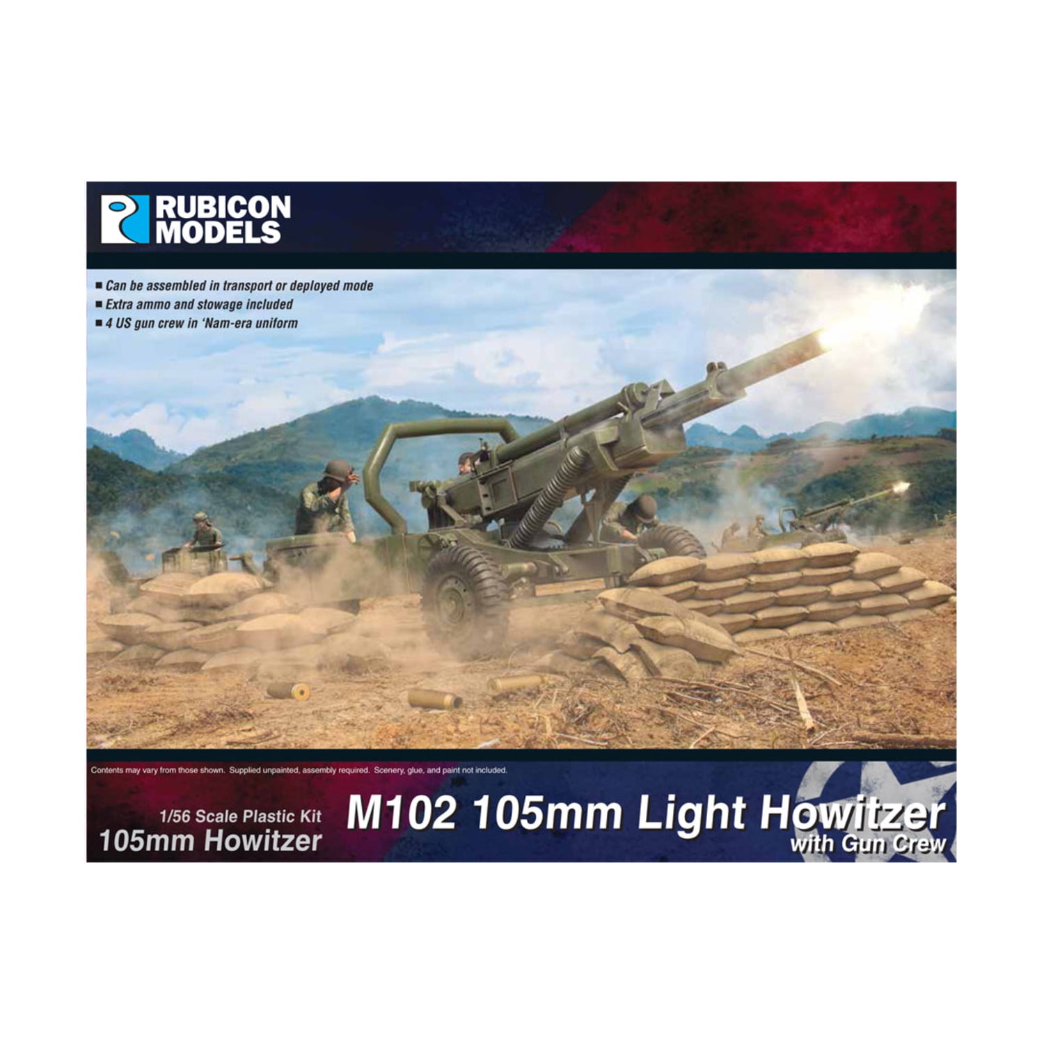 Rubicon Models M102 105mm Light Howitzer New - Walmart.com