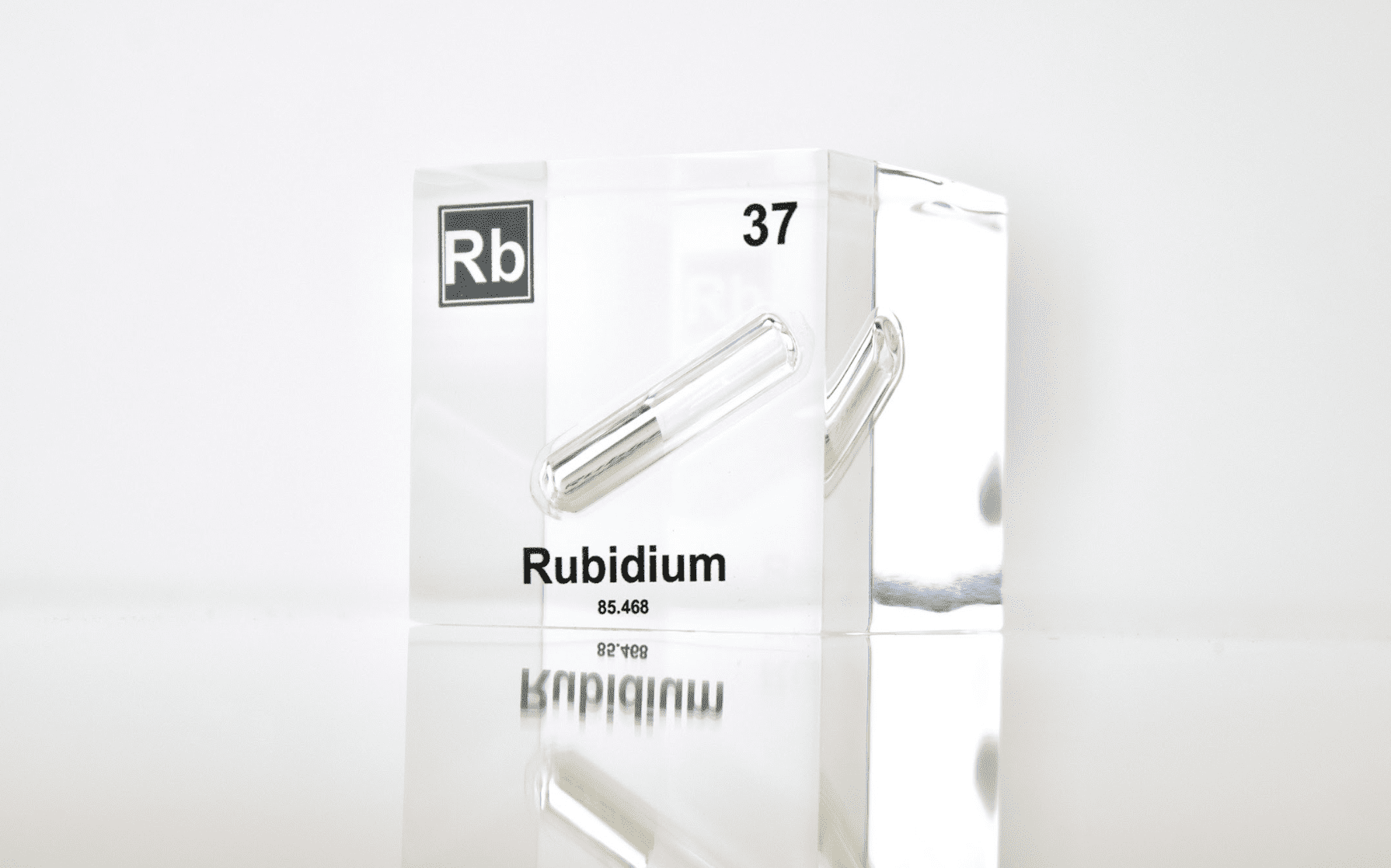 Engineered Labs Educational Rubidium Element Cube Display Clear Acrylic USA - Walmart.com