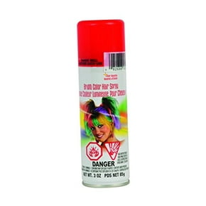 Red Hair Spray Temporary