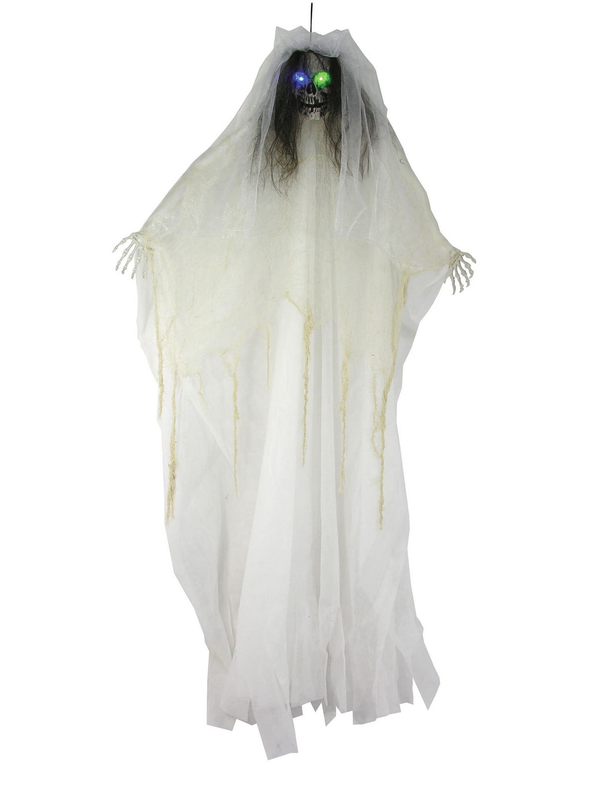 57" Light Up Bride Skull Prop Halloween Decoration - Walmart.com